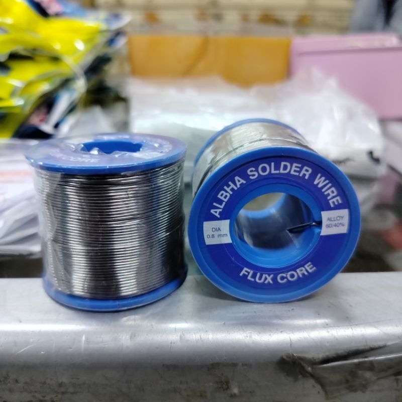 Jual Timah solder ALPHA BESAR Timah Solder ALPHA, Solder Core Wire ALPHA NETT. W. 0,25Kg ...