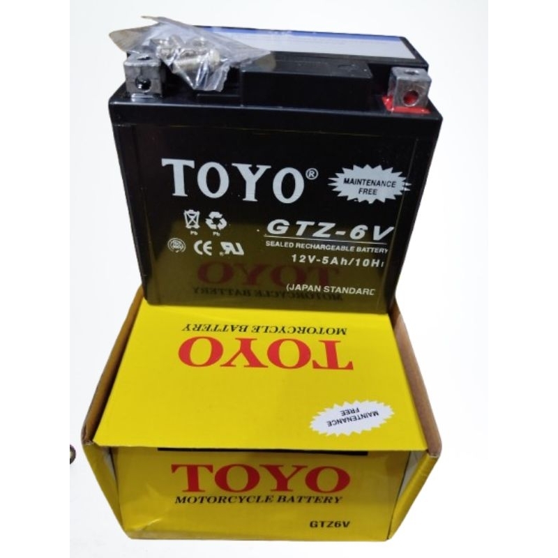 Jual Aki Kering Motor TOYO GTZ-6V Vario 125 150 PCX ADV 150 160 Genio ...