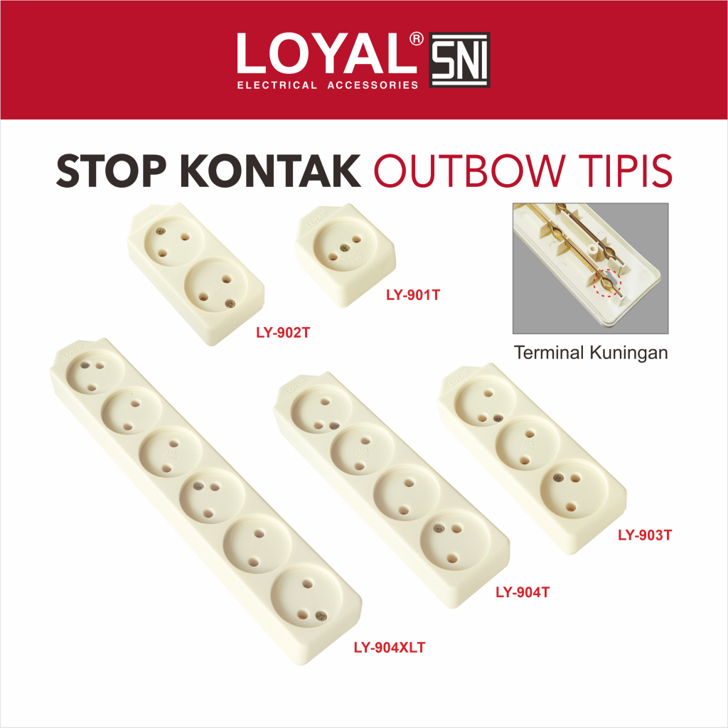 Jual Stop Kontak Outbow Tipis Tanpa Kabel (SNI) | Shopee Indonesia