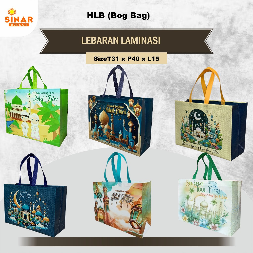 Jual READY STOK |Tas Parcel Lebaran Laminasi | Goodie Bag Idul Fitri ...