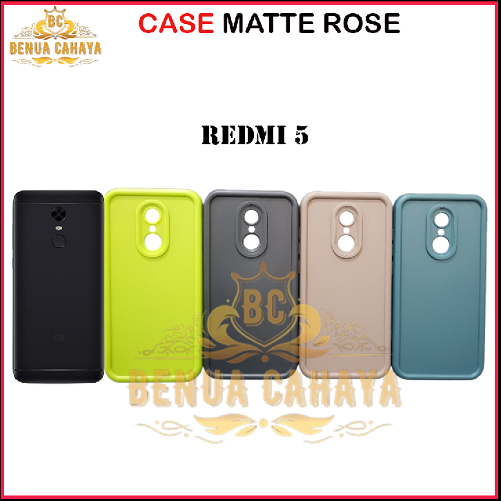 Jual CASE MATTE ROSE REDMI 5 5A GO PRO MI A2 LITE 7 7A 8 8A PRO 9 9A9C ...