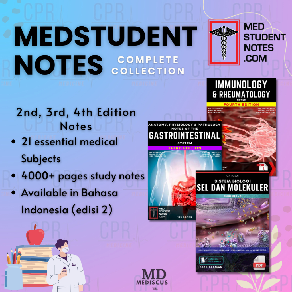 Jual MedStudent Notes 2nd, 3rd, 4th Edition. Link Gdrive | Shopee Indonesia