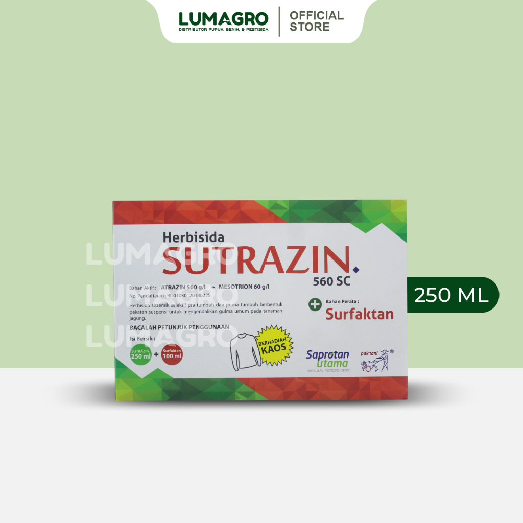 Jual Herbisida Sutrazin 560SC 250ml Atrazin Mesotrion Pengendali Gulma ...