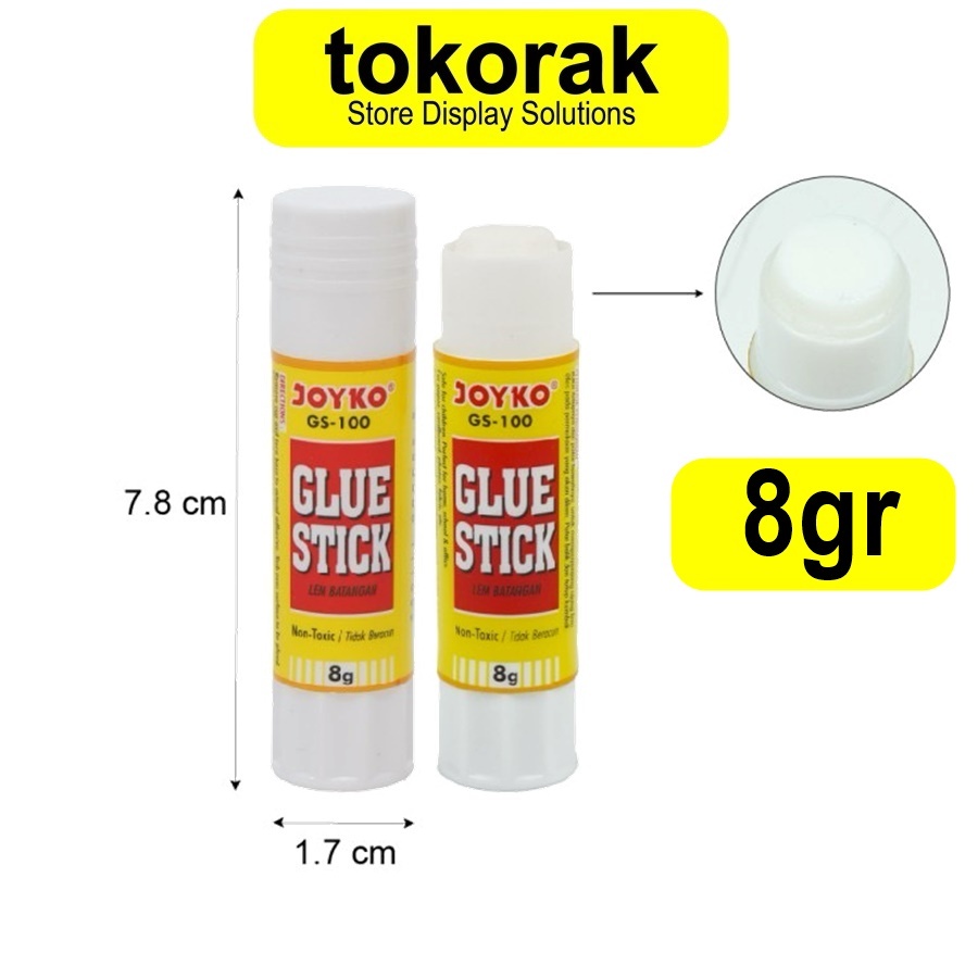 Jual JOYKO GLUE STICK KECIL 8 GR JOYKO GS-100 GS100 - JOYKO LEM KERTAS ...
