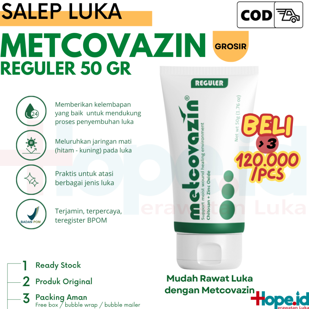 Jual (Bisa COD) TERMURAH Metcovazin Reguler 50gr | Salep segala jenis ...
