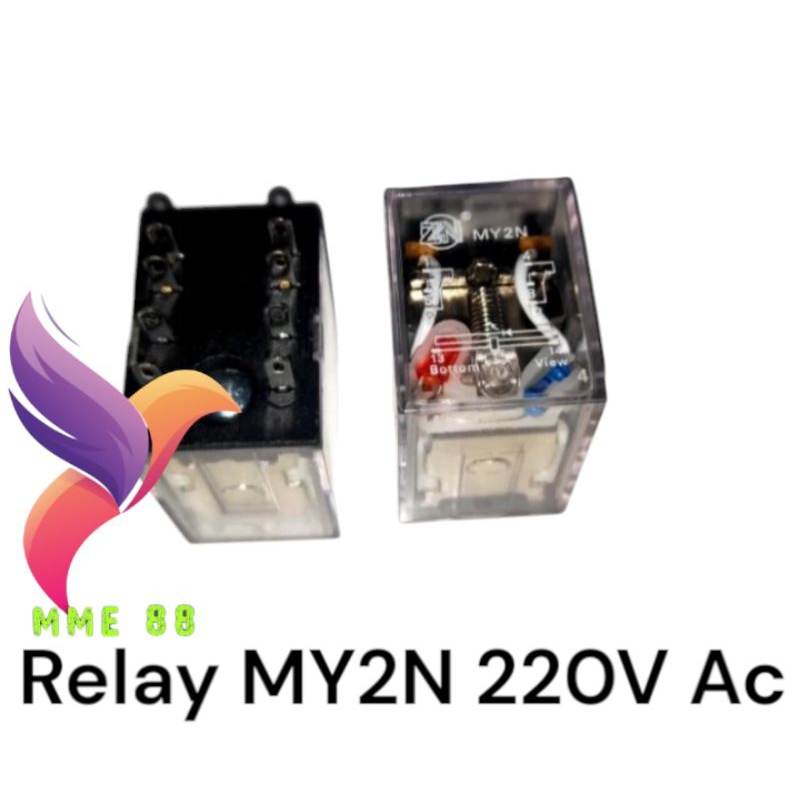 Jual Relay MY2N 220V AC 8Pin | Shopee Indonesia