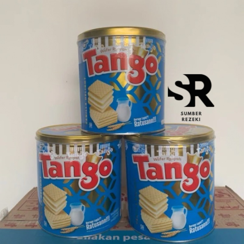 Jual Tango Wafer Vanilla Delight Kemasan Kaleng (1 Karton / Dus @ 6 ...