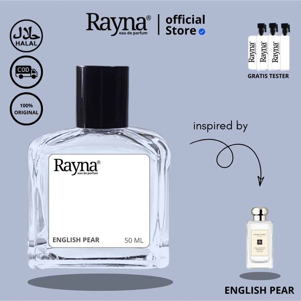 Jual Rayna - ENGLISH PEAR Parfum Wanita Tahan Lama Wangi Segar dan ...