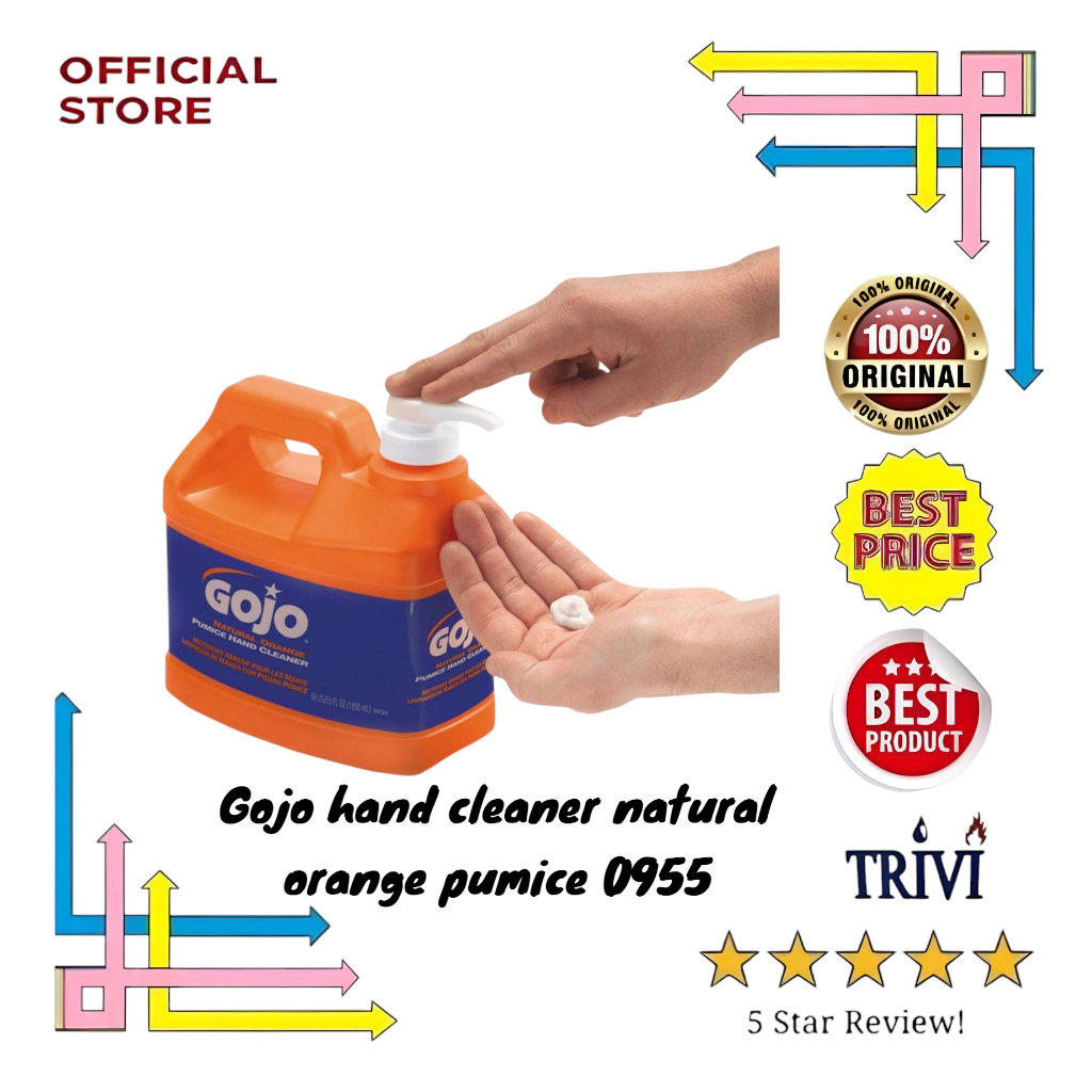 Jual Gojo hand cleaner natural orange pumice gojo 0955 | Shopee Indonesia