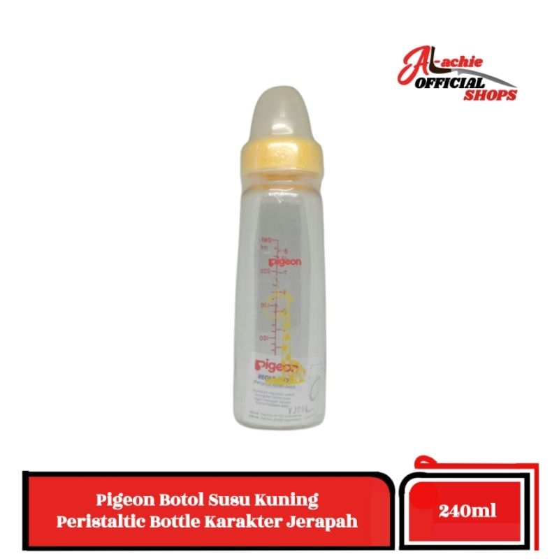 Jual Pigeon Peristaltic Botol Susu Kuning Karakter Jerapah 240ml ...