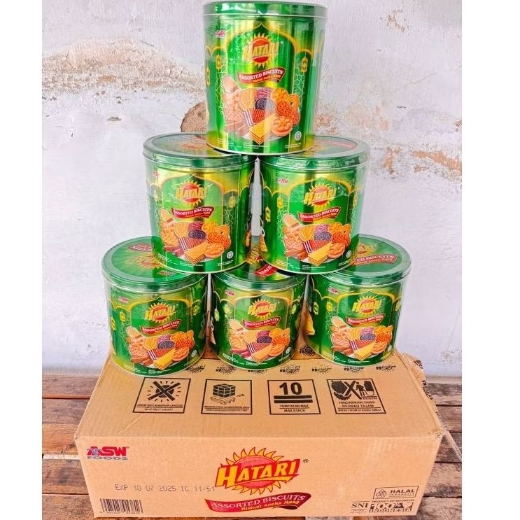 Jual HATARI ASSORTED KALENG PER KARTON/DOS | Shopee Indonesia