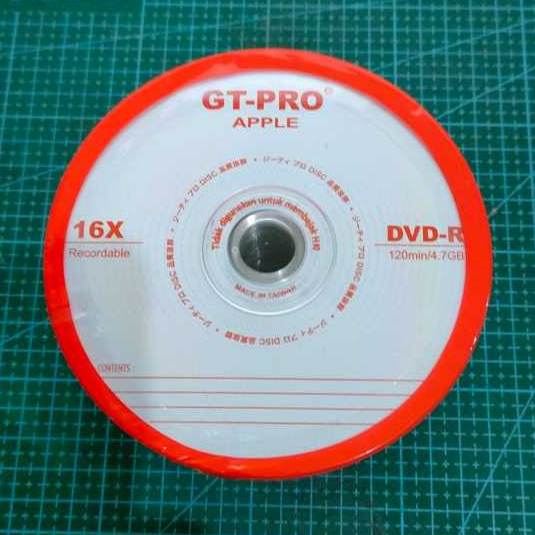 Jual DVD-R GT Pro plus 16X DVDR gt-pro dvd tabung isi 50pcs | Shopee Indonesia