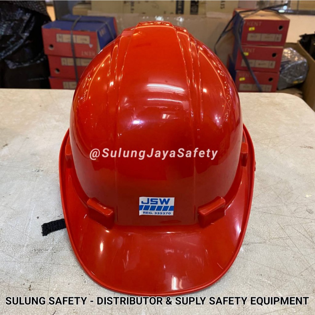 Jual HELM PROYEK SAFETY JSW MERAH ORIGINAL STANDAR SNI LENGKAP FASTRAC ...