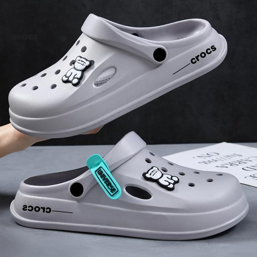 Jual CROC S Sandal Baim Pria Kasual Sendal kodok Anti Selip Sandal ...