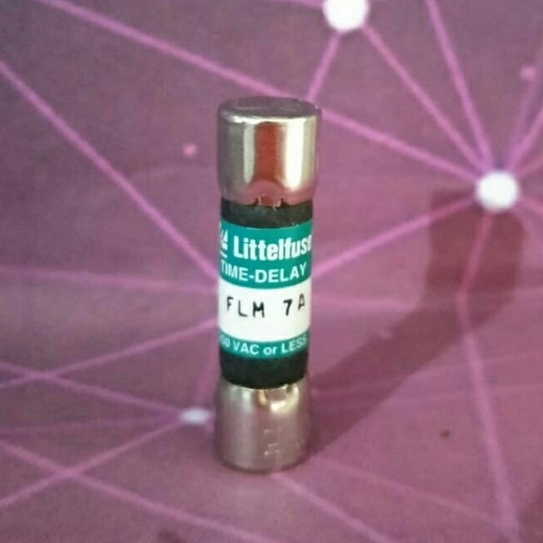 Jual FUSE FLM 7A 250vac LITTELFUSE Time-Delay FUSE FLM 7A 250vac ...