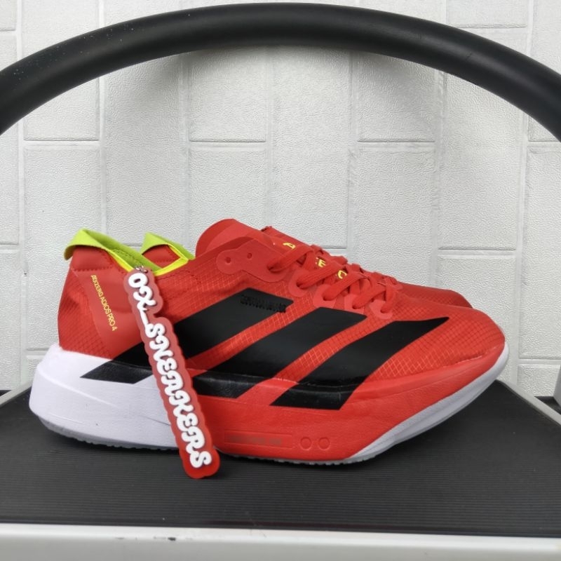 Jual SEPATU RUNNING PREMIUM ADIDAS ADIZERO ADIOS PRO 4 RED BLACK WHITE ...