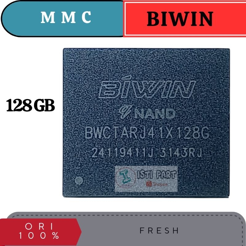 Jual IC MMC 128 GB/BGA 153 BIWIN BWCTARJ41X128G FRESH | Shopee Indonesia