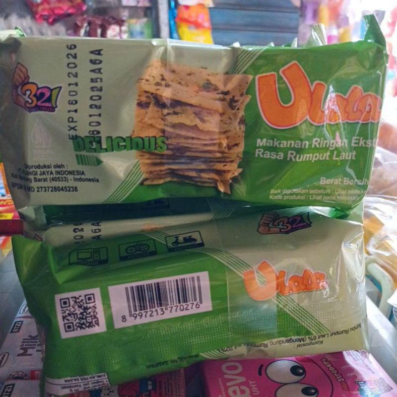 Jual Snack Ulala Rasa Rumput Laut 10 pcs | Shopee Indonesia