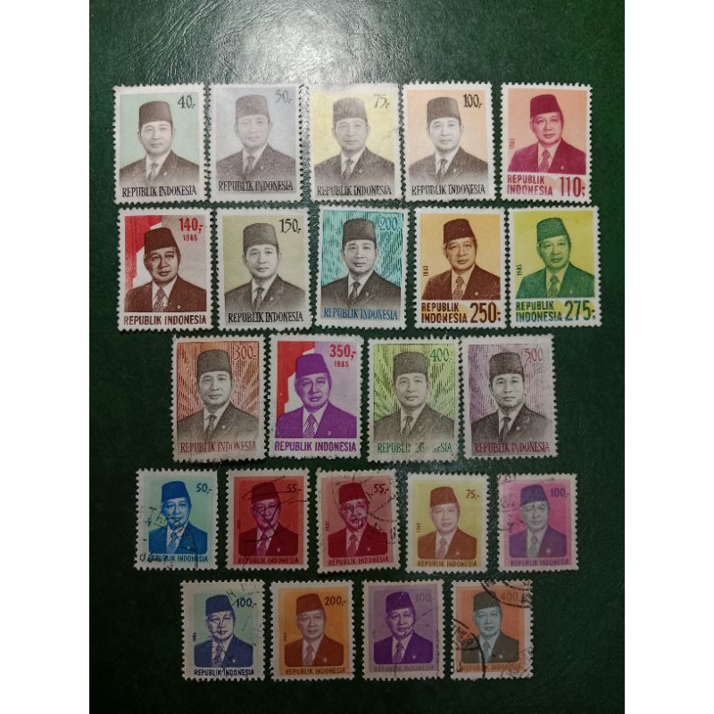 Jual Prangko Indonesia 23 Pcs Presiden Soeharto campur USED | Shopee ...