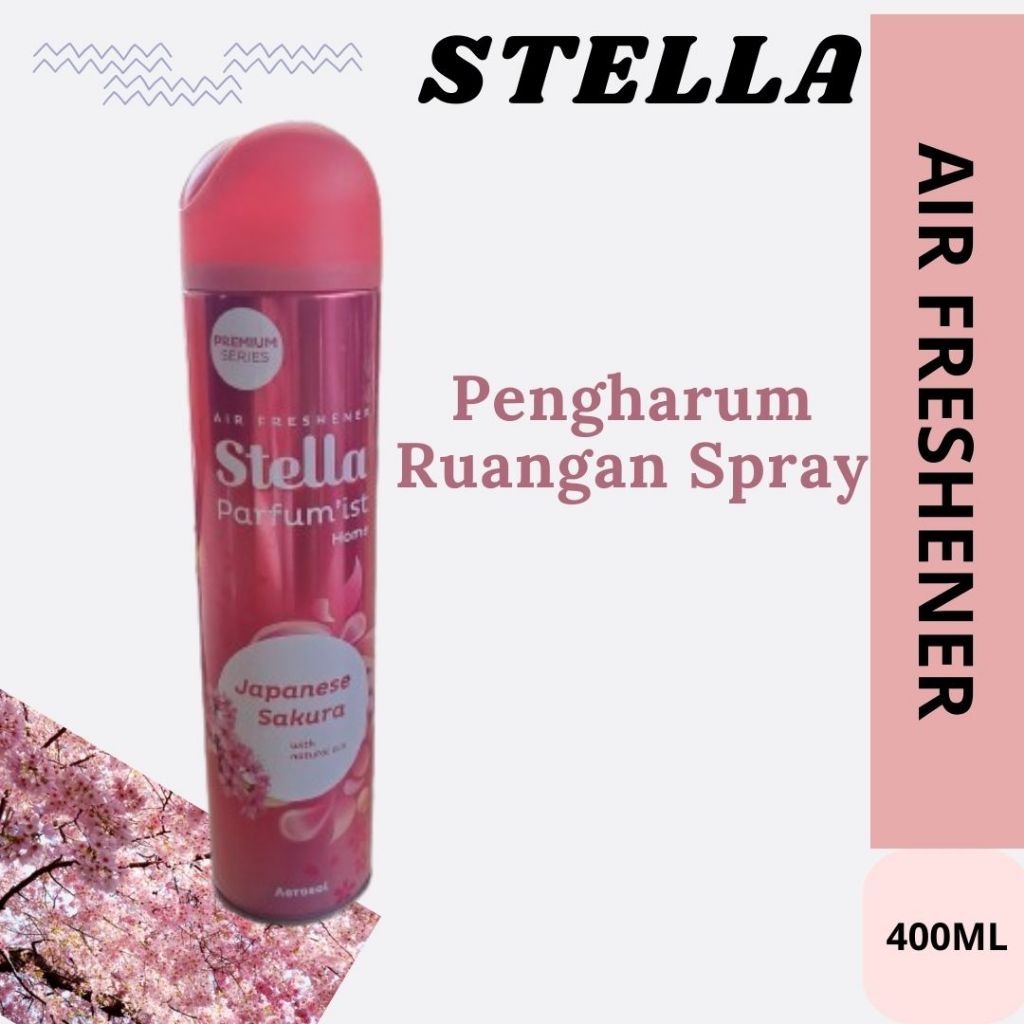 Jual STELLA Aerosol 400mL Air Freshener Spray - Pengharum Ruangan ...