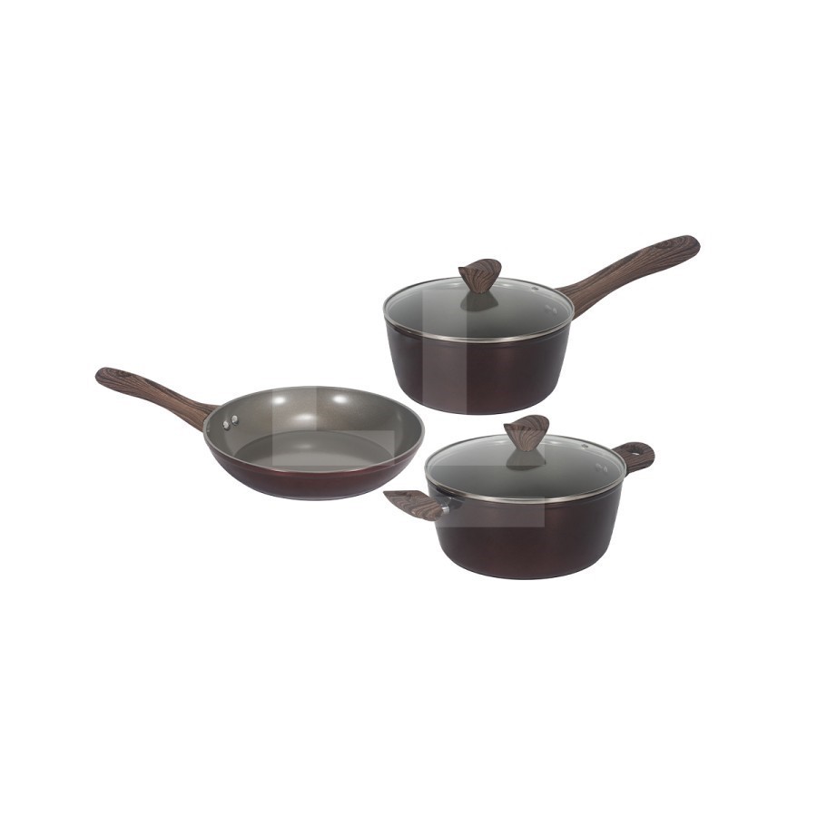 Jual LocknLock Hickory Cookware Set 5P - CAS2420S5 | Shopee Indonesia