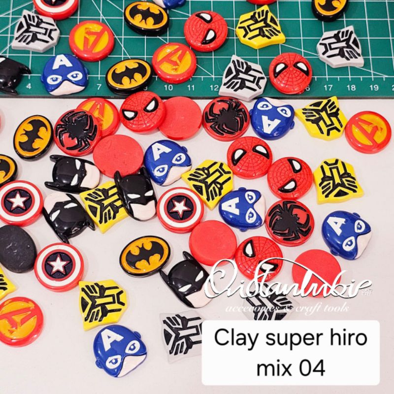 Jual Clay super hiro premium -/+ 2cm 10pcs | Shopee Indonesia