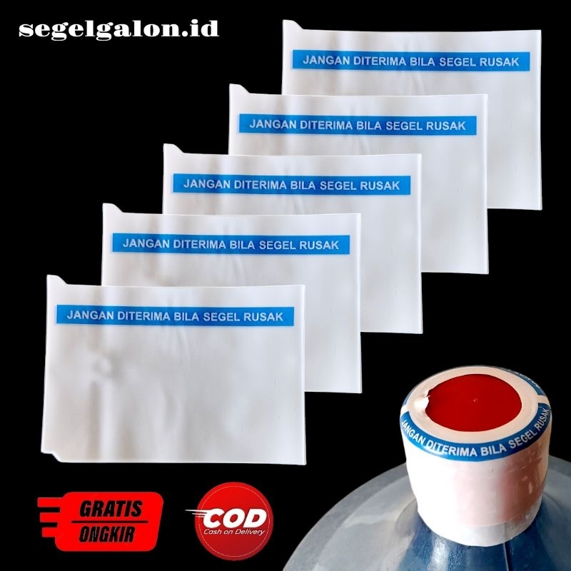 Jual Segel Galon Polos Putih List Biru 200 Pcs / Ikat | Shopee Indonesia
