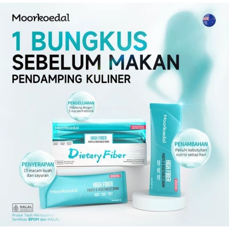 Jual MOORKOEDAL DIETARY FIBER MINUMAN DIET FIBER MINUMAN SERAT MAKANAN ...