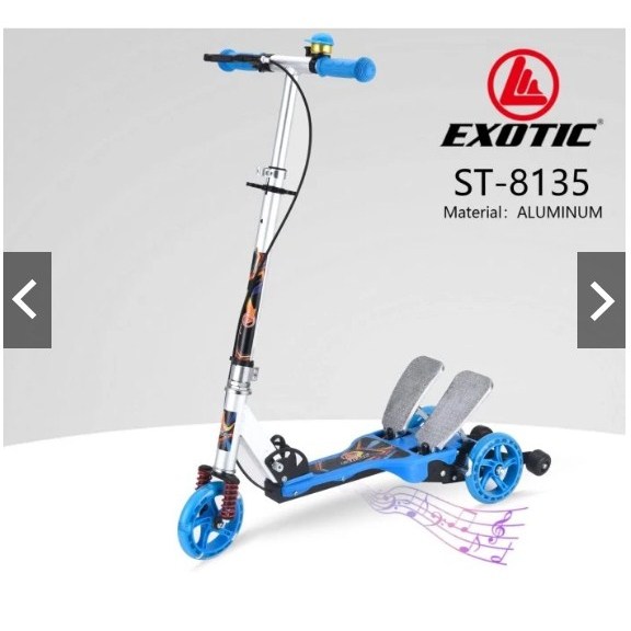 Jual EXOTIC Scooter Alloy ET-ST 8135 (music dan injak) / Skuter Anak ...