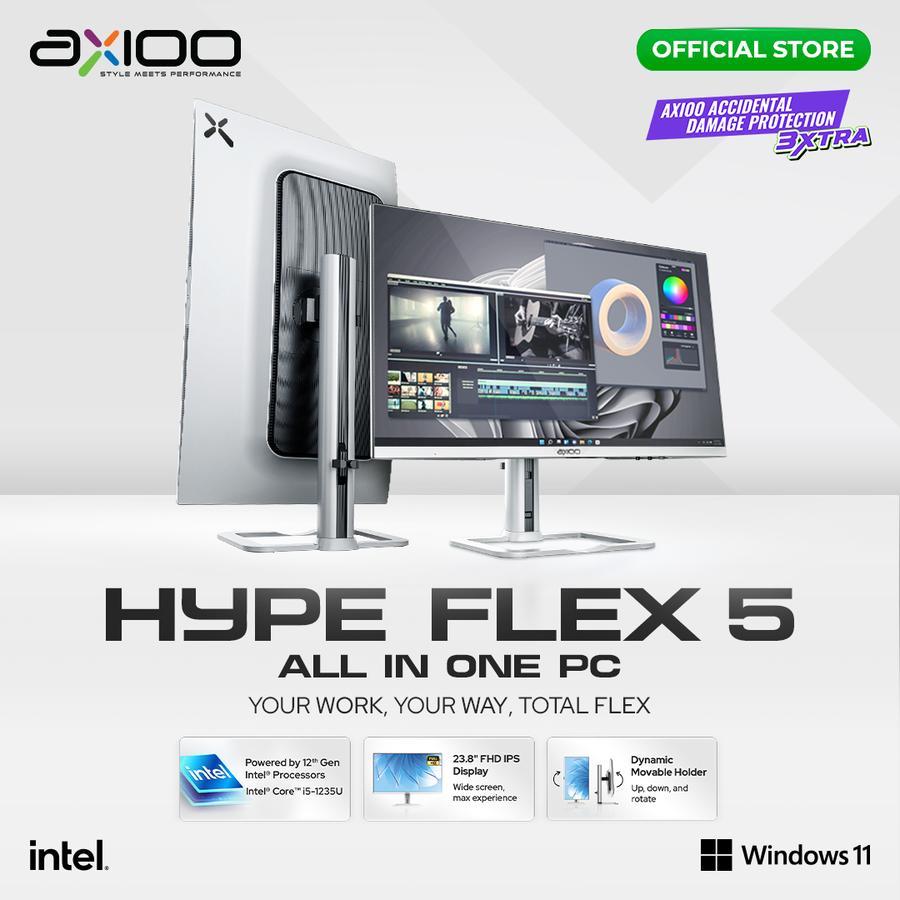 Jual AIO AXIOO HYPE FLEX 5 I5 1235U 8GB 256GB | 16GB 512GB 23.8 FHD IPS DOS/W11 | Shopee Indonesia