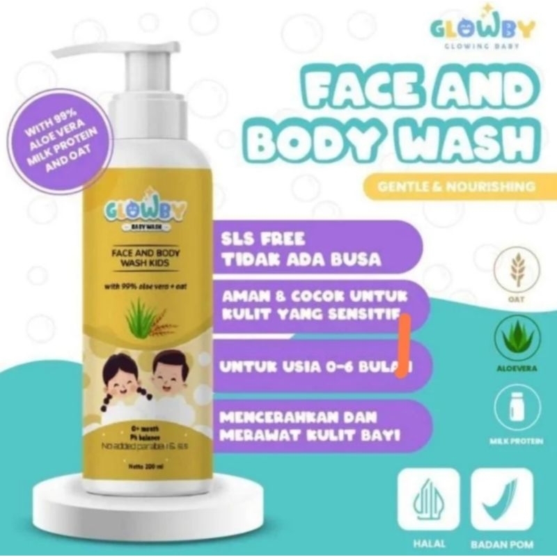 Jual Glowby Face and body wash 200ml | Shopee Indonesia