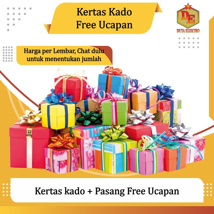 Jual Kertas Kado Premium Packaging Sudah Termasuk Jasa Bungkus | Shopee ...