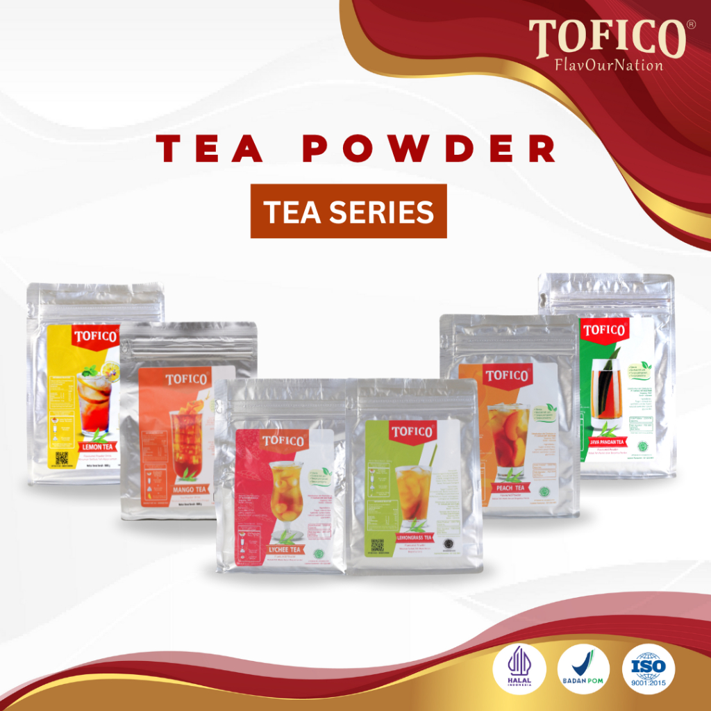 Jual Tofico All Varian Tea Powder / Semua Bubuk Minuman Rasa Teh Premium 1 KG / Tofico Syrup ...