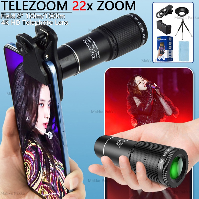 Jual 22X Prisma BAK4 Lensa Kamera Zoom Cam Lensa Tele Telezoom Lens ...