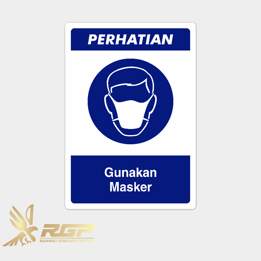 Jual Rambu APD Gunakan Helm Keselamatan - Plat Alumunium | Shopee Indonesia
