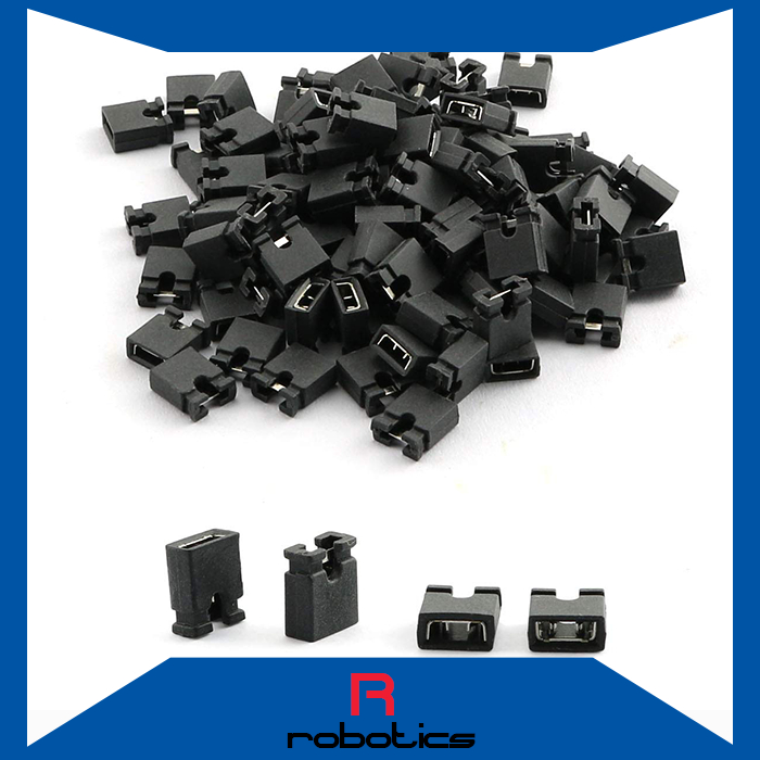 Jual 2.54mm Short Circuit Mini Cap Connector Pin Header Mini Jumper Cap ...
