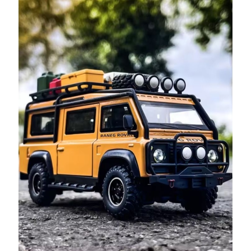 Jual Diecast Mobil Lad Rover Defender Van Alloy Model Scala 1:32 With ...