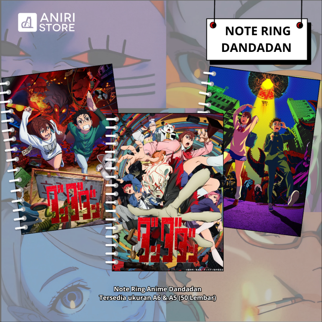 Jual Note Ring Dandadan Anime Ukuran A5 & A6 | Shopee Indonesia
