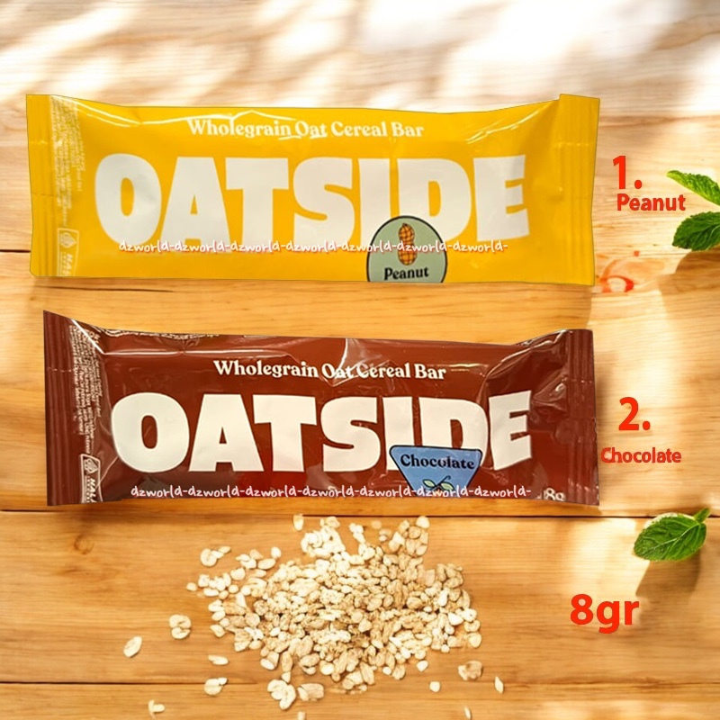 Jual Oatside Chocolate 8gr Wholegrain Oat Cereal Bar Snack Cemilan ...
