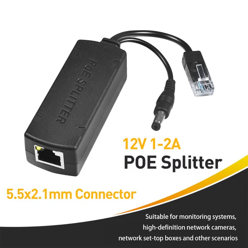 Jual Poe Splitter 48 V - 2A Untuk IP Camera Poe switch CCTV | Shopee ...