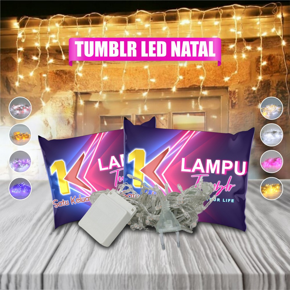 Jual Lampu Tumblr Light Led 10 Mtr OPP 100 LED 50 LED Lampu Hias ...