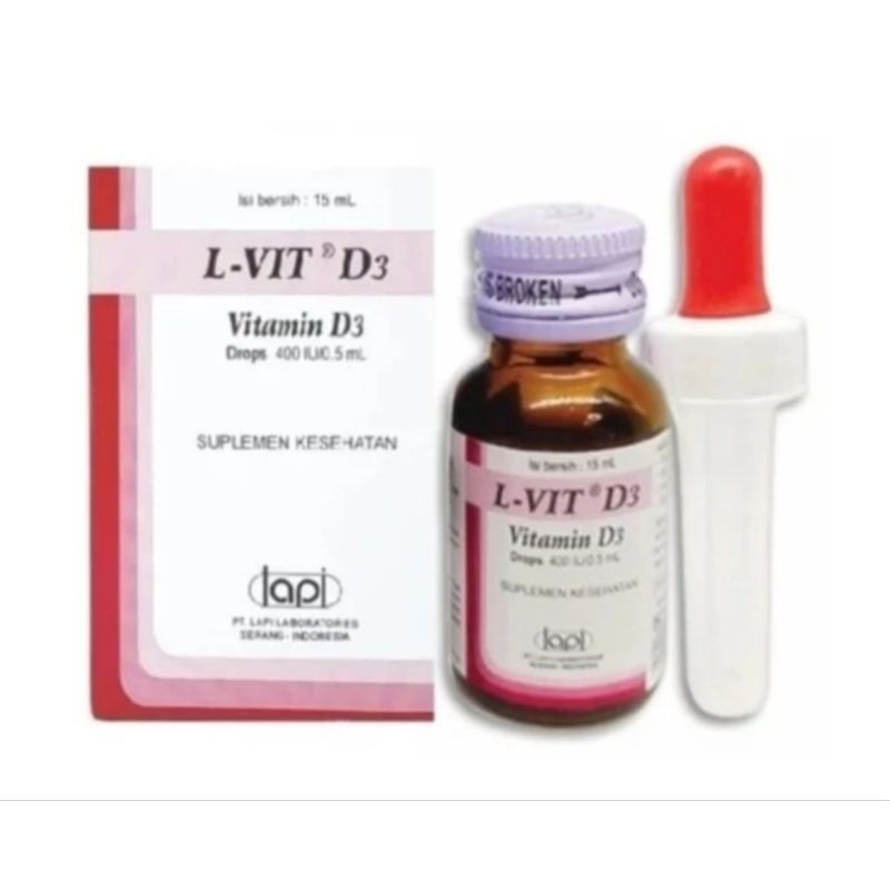 Jual L-VIT D3 400 IU DROP 15 ML | Shopee Indonesia