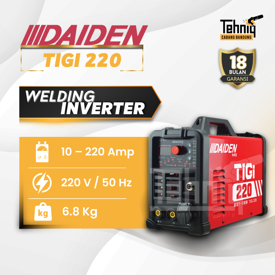 Jual Mesin Las TIG DAIDEN TIGi 220 Welding Machine 220A Inverter TIG ...