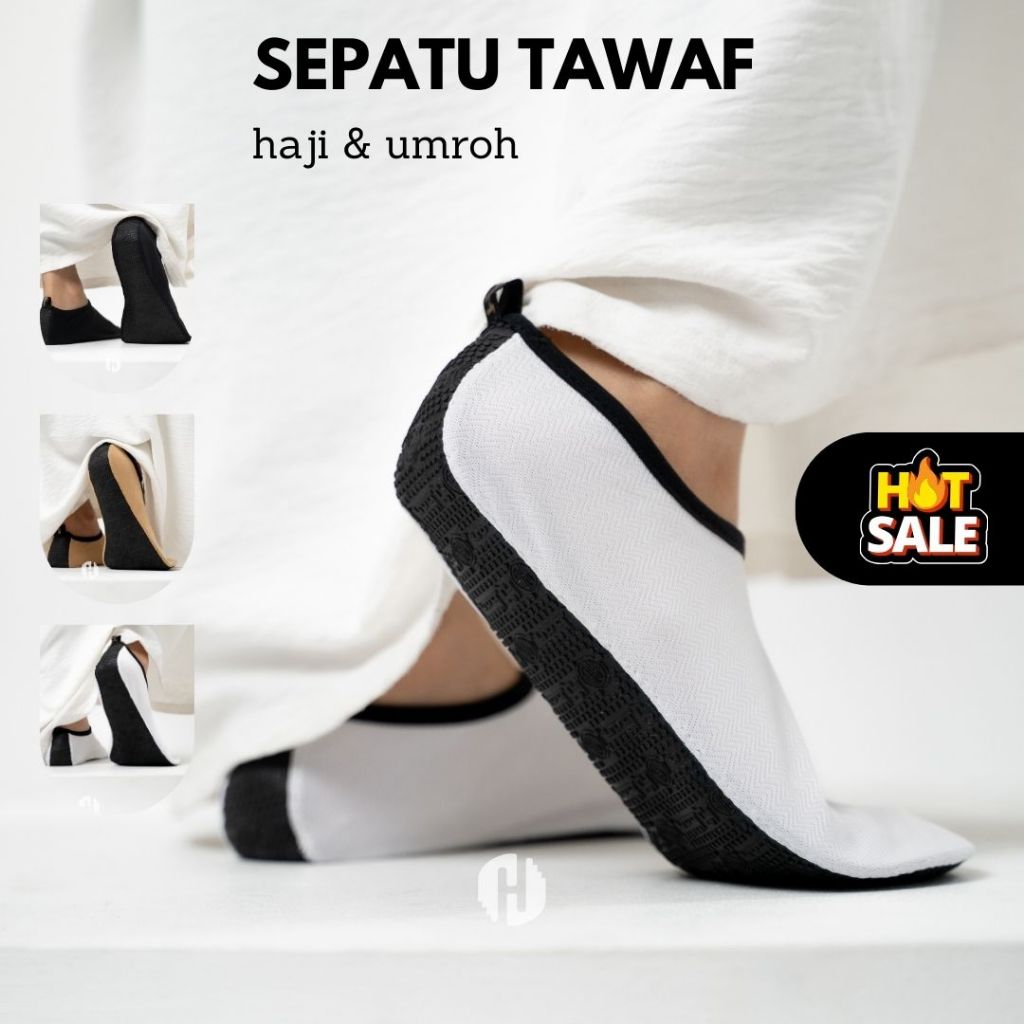 Jual Hiban Signature Kaos Kaki Tawaf Anti Slip Perlengkapan Haji Umroh Wanita Lengkap | Shopee ...