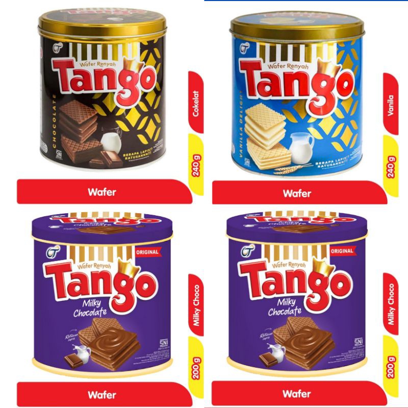 Jual WAFER TANGO KALENG 240gr | Shopee Indonesia