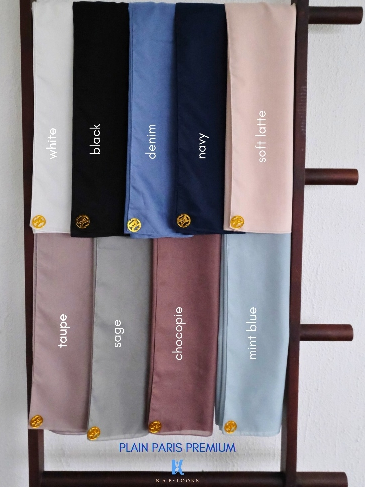 Jual Plain Paris Premium /hijab/jilbab/premium/paris | Shopee Indonesia
