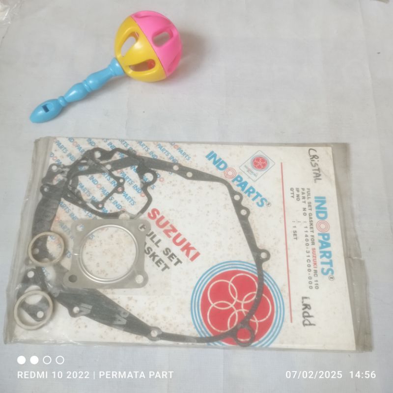 Jual paking pak perpak gasket full set suzuki rc 100 rc100 rc 110 rc110 rc 80 rc80 crystal ...