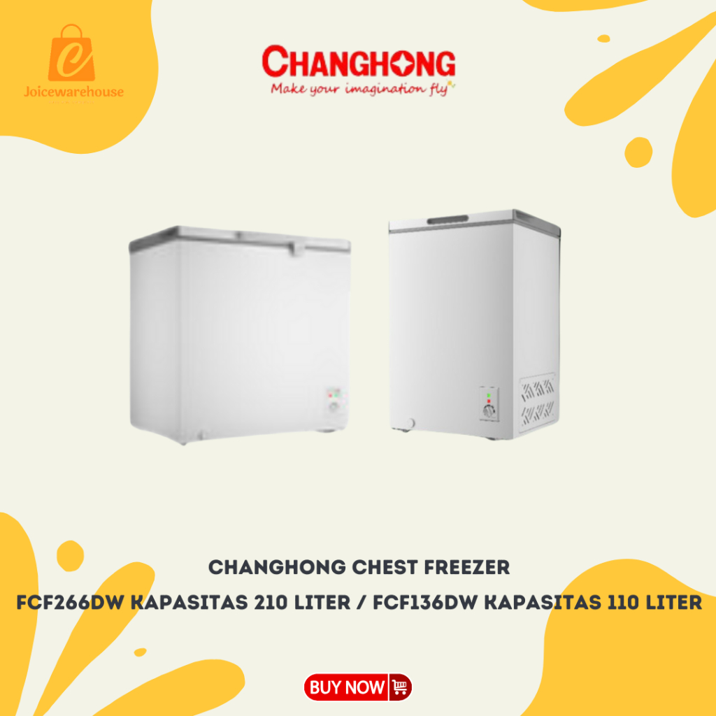 Jual Changhong Chest Freezer FCF266DW Kapasitas 210 Liter / FCF136DW ...