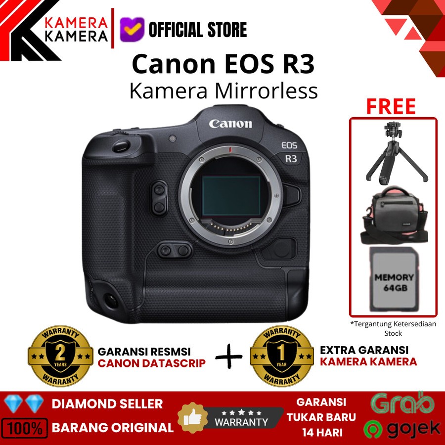 Jual Canon EOS R3 Canon R3 Mirrorless Camera Body Only - Garansi Resmi ...