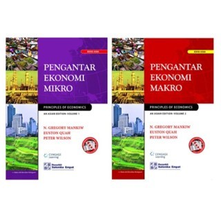 Jual Buku Pengantar Ekonomi Mikro dan Makro edisi Asia volume 1 dan 2 - N Gregory Mankiw euston ...
